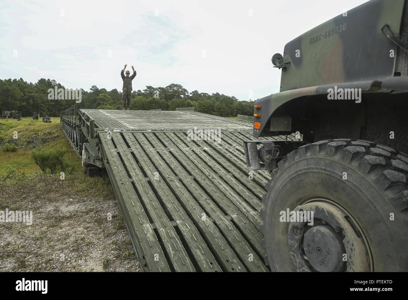 U.S. Marine Corps Lance Cpl. Allan Johnston, Combat Engineer, Bridge ...
