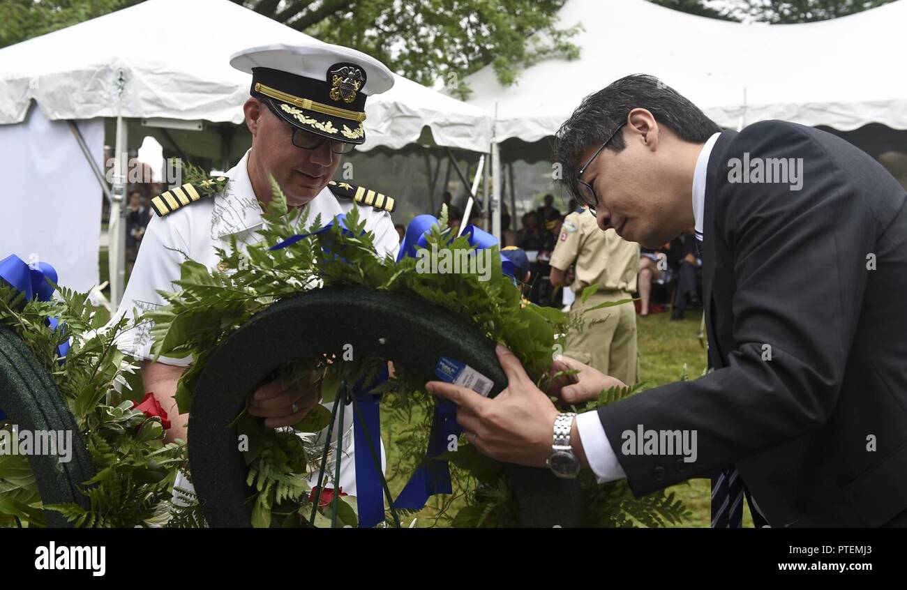 R.I. (July 14, 2017) Capt. Dennis Boyer, commanding officer, Naval ...