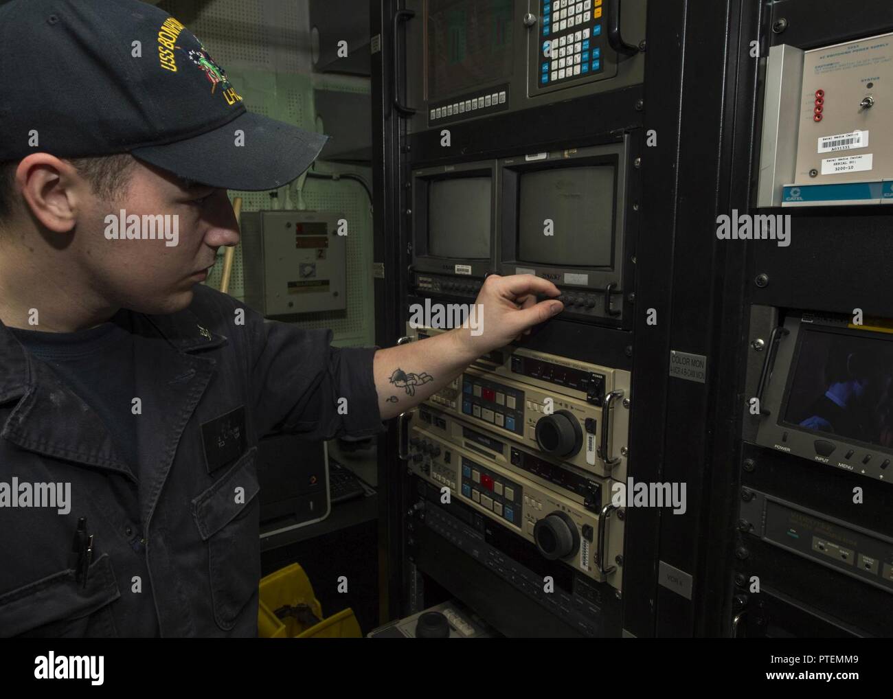 CORAL SEA (July 15, 2017) Interior Communications Electrician 3rd Class ...