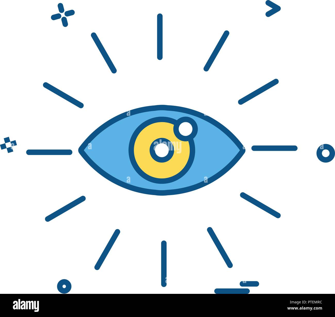 Eye icon design vector Stock Vector Image & Art - Alamy