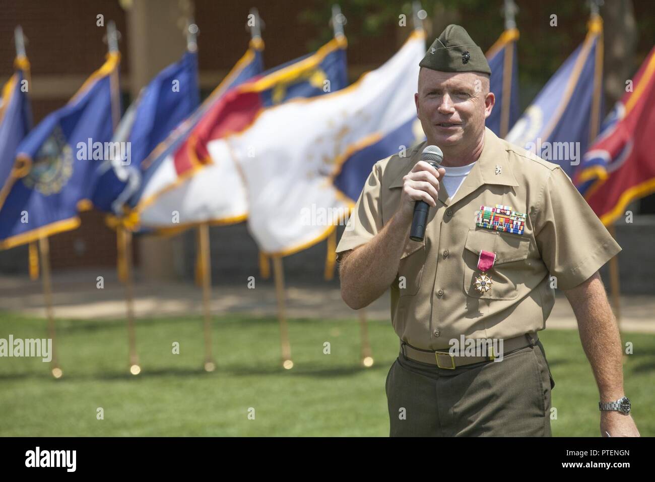 U.S. Marine Corps Col. Andrew M. Regan, former commanding officer of ...