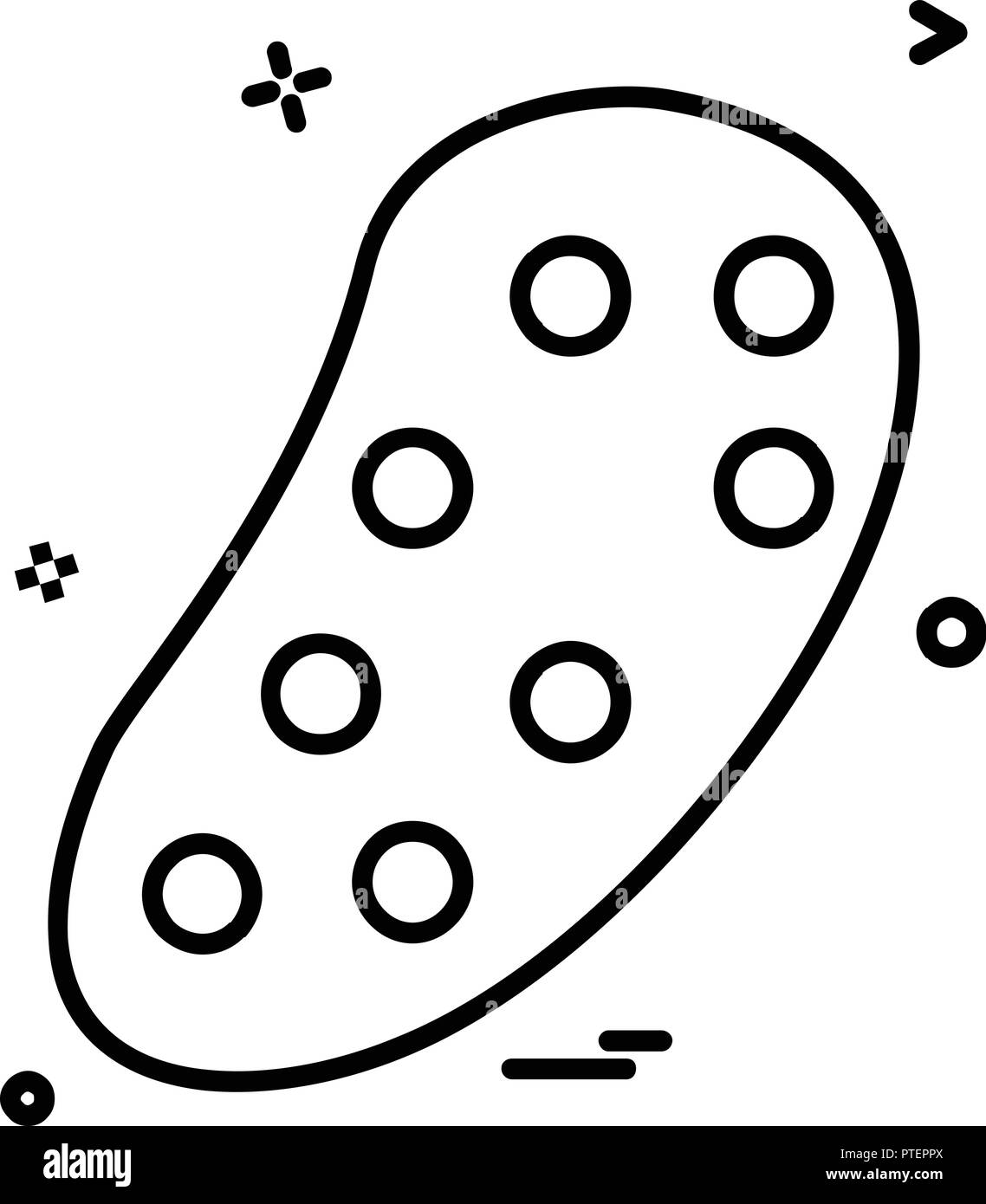 Bacteria icon design vector Stock Vector Image & Art - Alamy