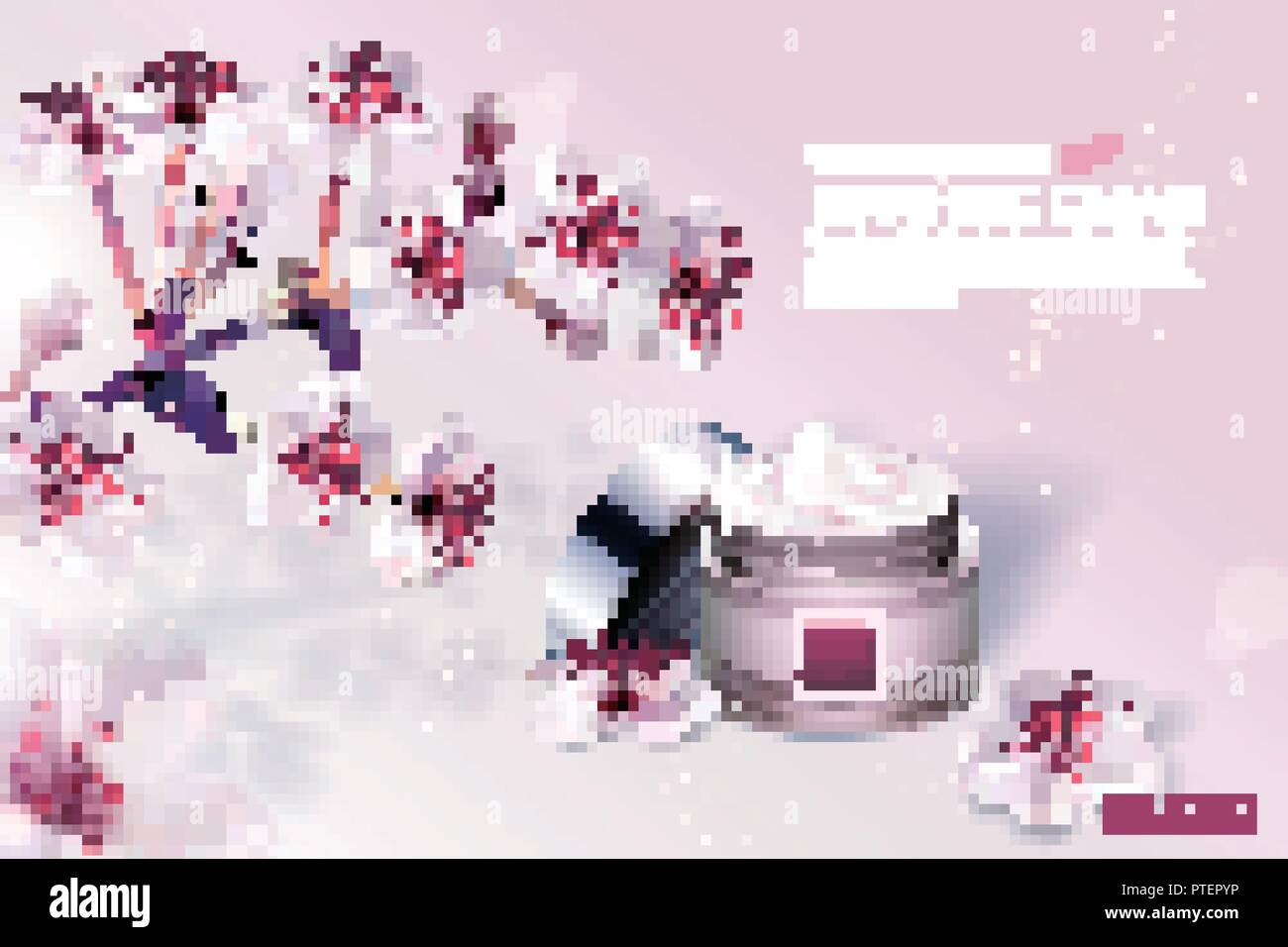 Cherry blossom skin care product ads with breathtaking sakura blossoms ...