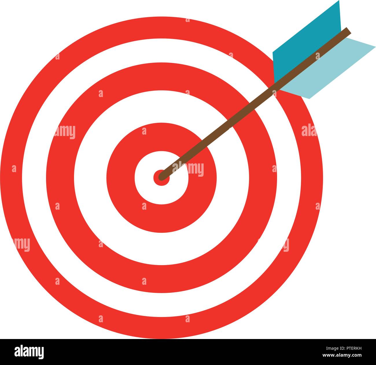 target with arrow icon Stock Vector Image & Art - Alamy