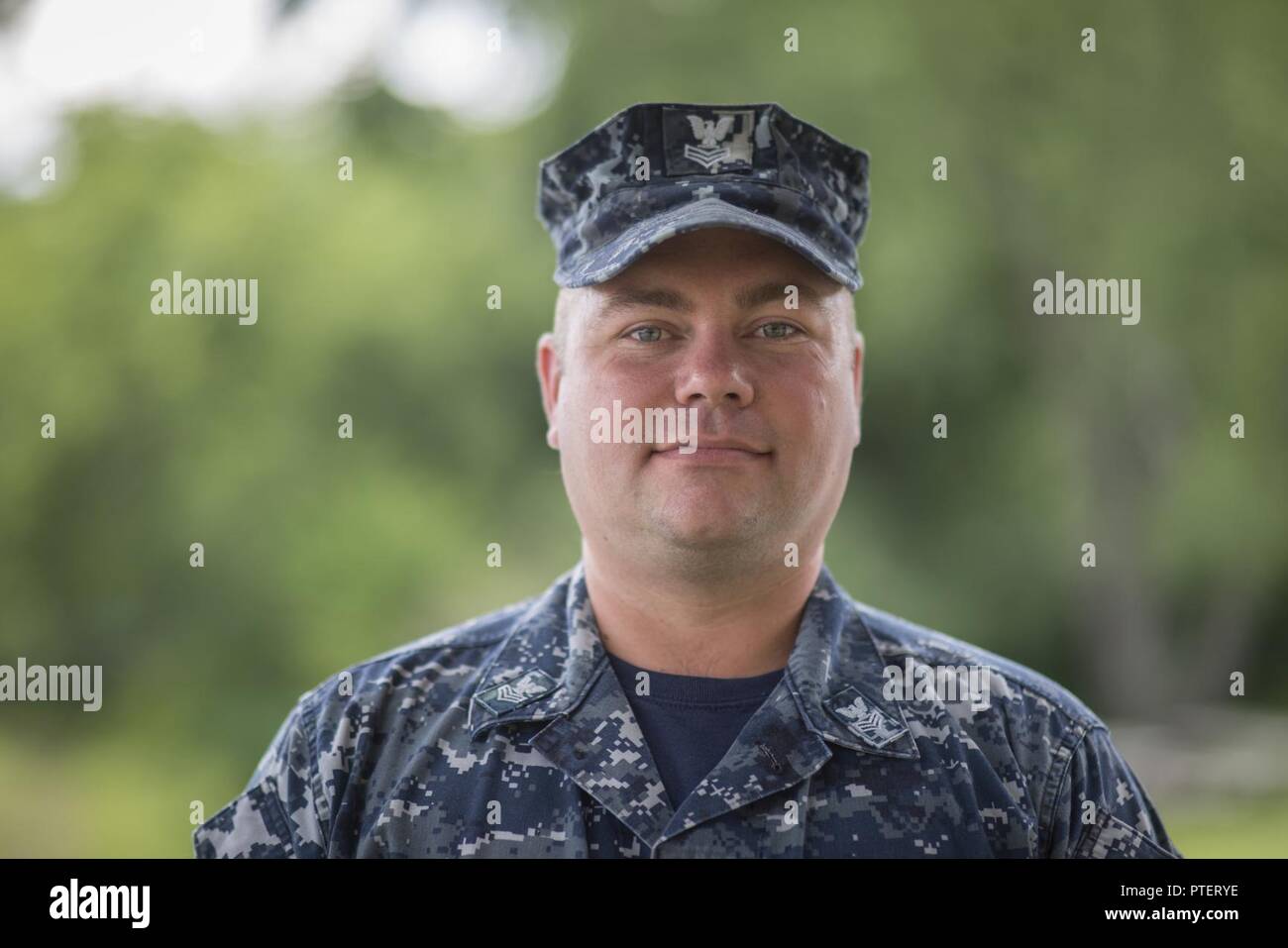 NASHVILLE (July 12, 2017) Navy Counselor 1st Class Charles "Greg" Adams ...