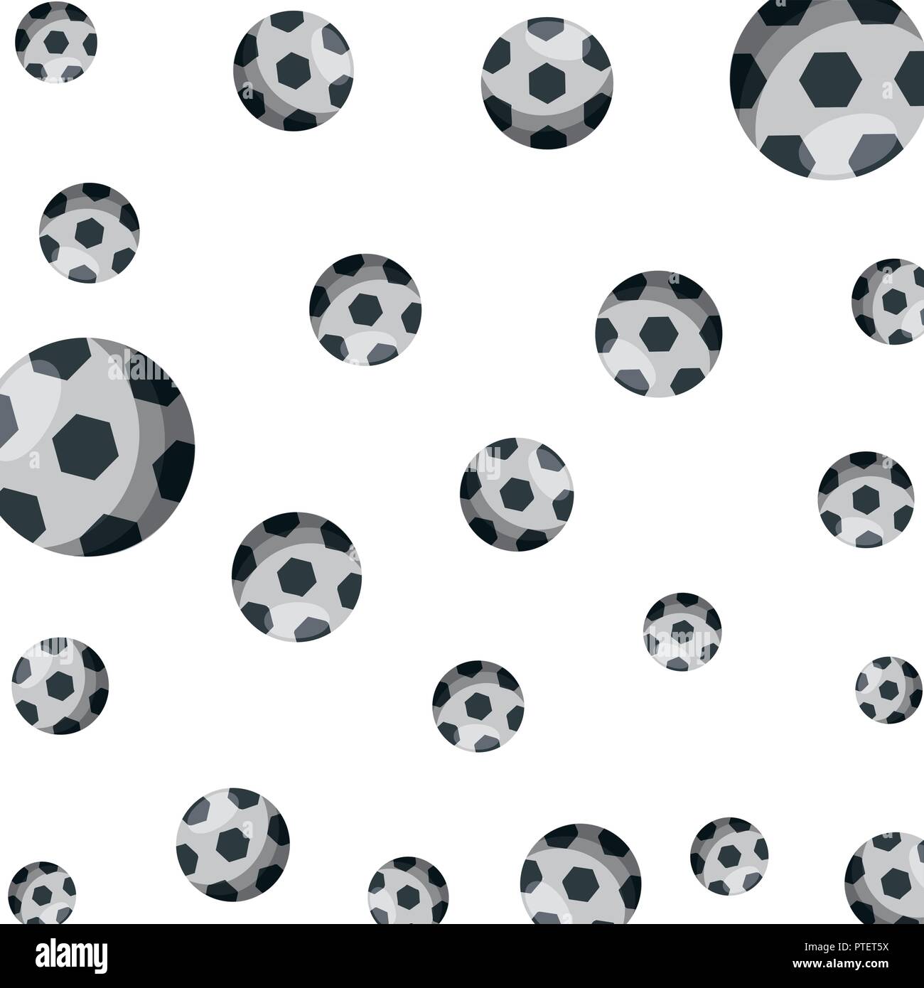 soccer football sport ball pattern Stock Vector Image & Art - Alamy