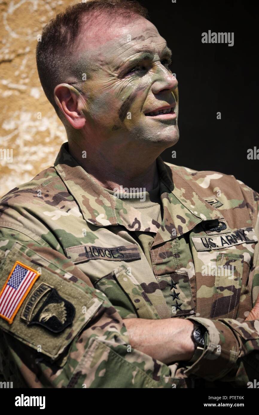 Papa, Hungary - Commanding General of U.S. Army Europe, Lt. Gen. Ben Hodges, visits the ...