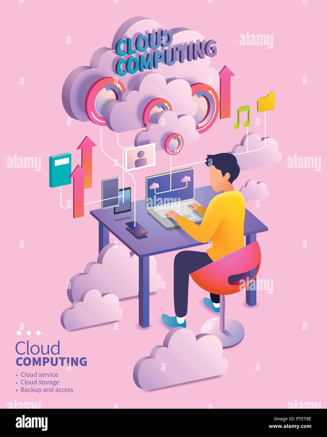 With coulds Stock Vector Images - Alamy