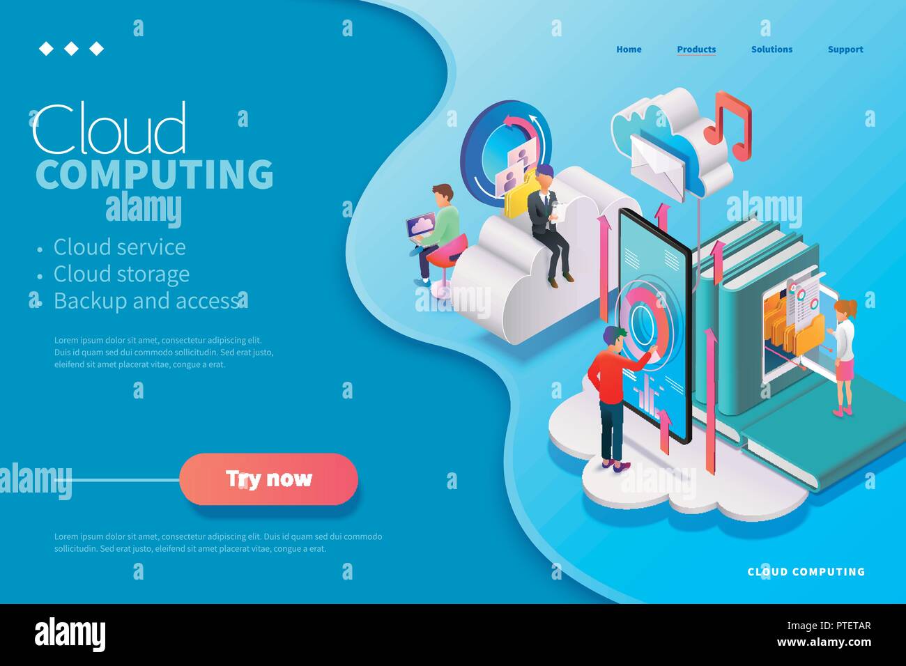 Sky desktop Stock Vector Images - Alamy