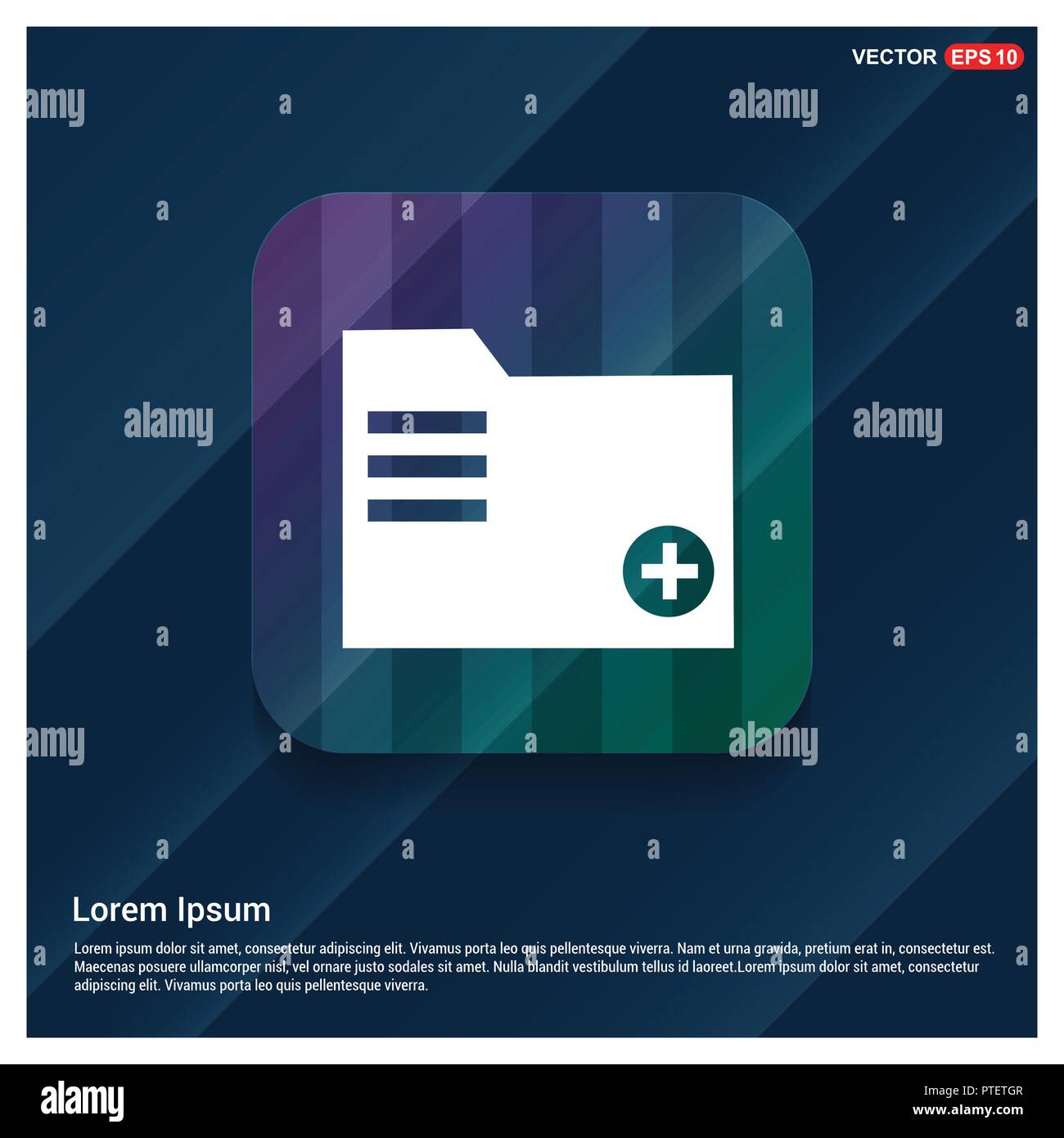 Add Folder icon Stock Vector Image & Art - Alamy