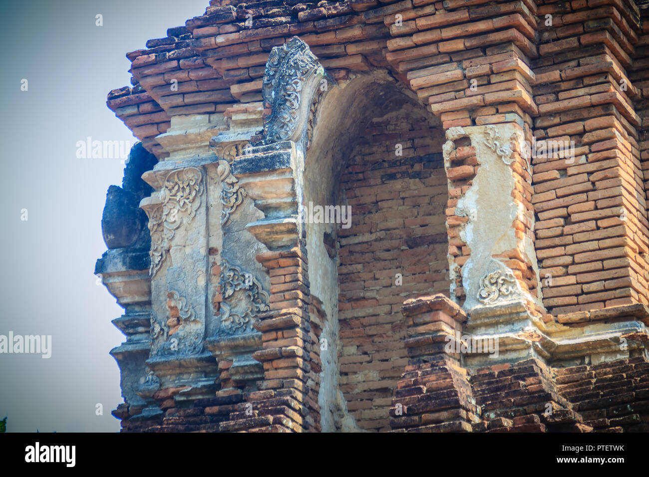 Wat Pu Pia (Temple of Old Man Pia), one of the ruined temples in Wiang ...