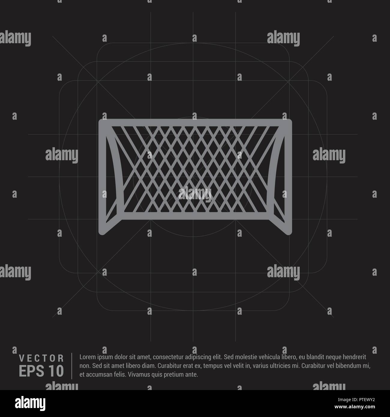 Soccer Goal Icon Stock Vector Image & Art - Alamy