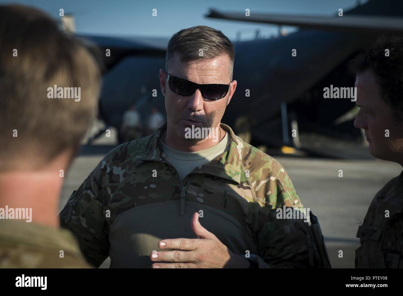 Lt. Col. Joshua Anderson, the director of staff of the 15th Special ...