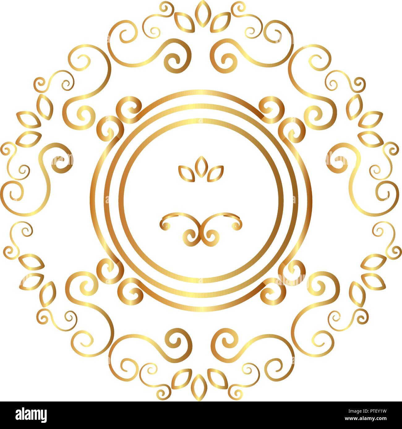 elegant circular golden frame Stock Vector Image & Art - Alamy elegant circular golden frame Stock Vector Image & Art - Alamy