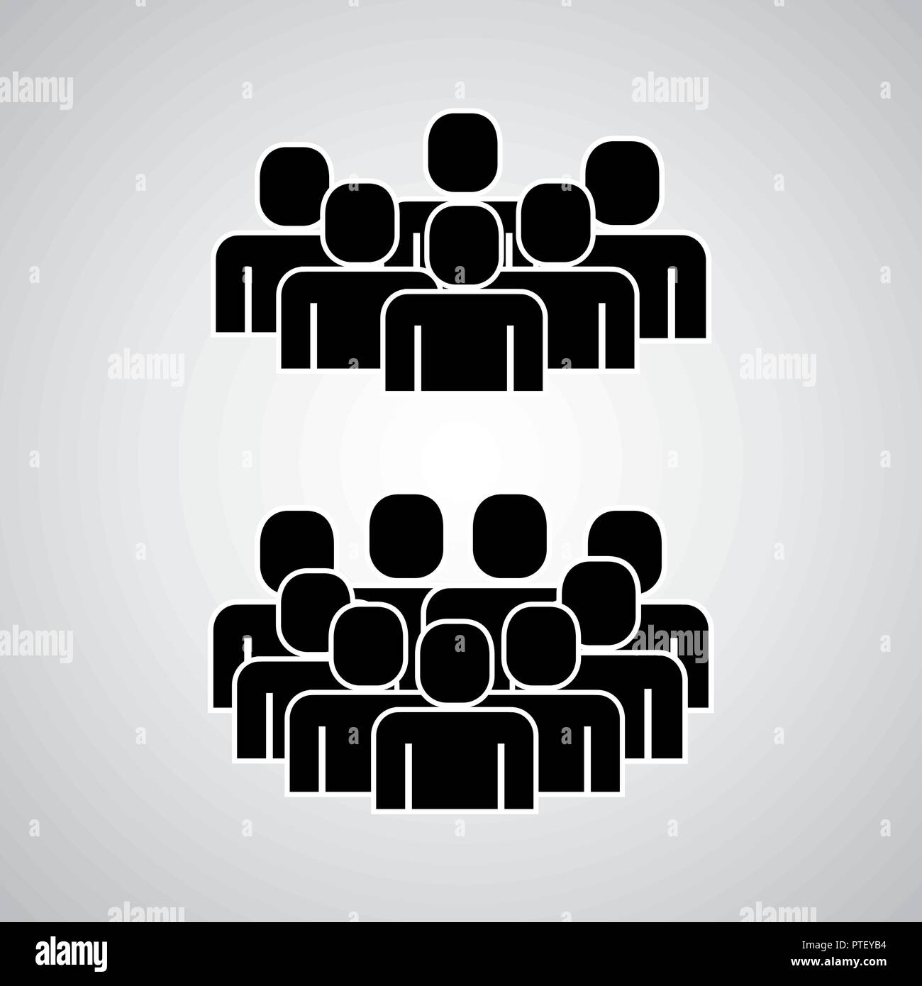 people group human pictogram figure vector illustration Stock Vector ...