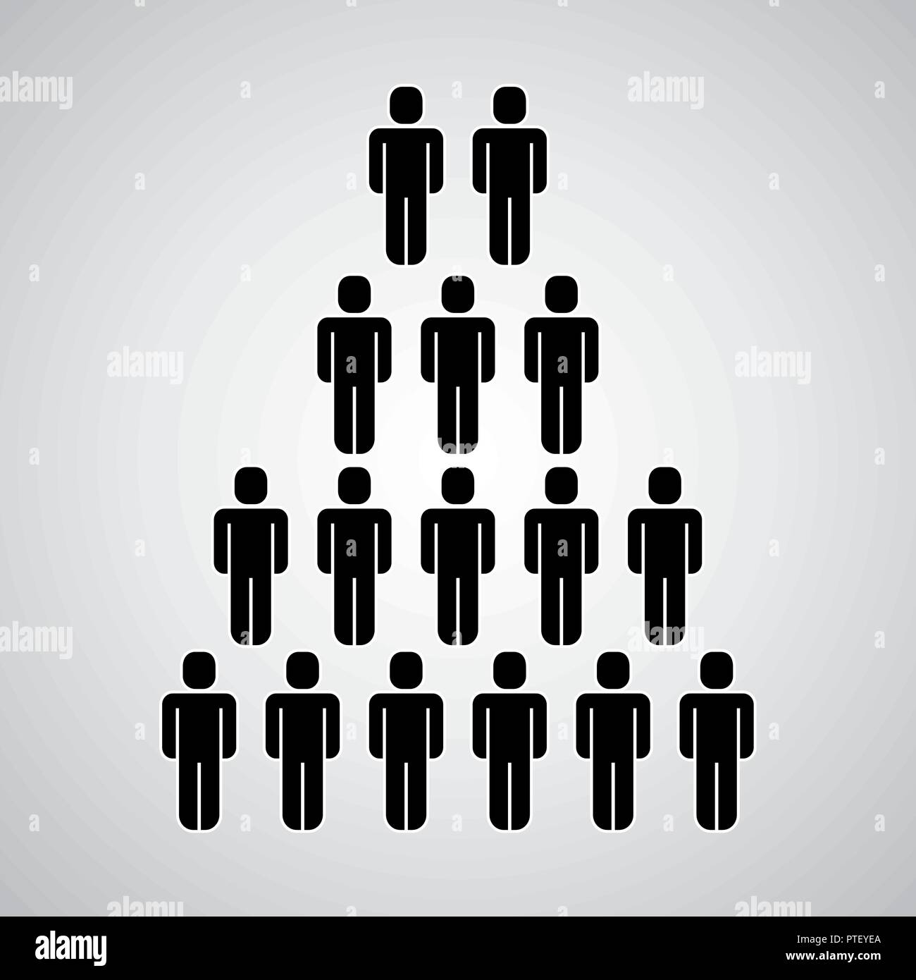 people group human pictogram figure vector illustration Stock Vector ...