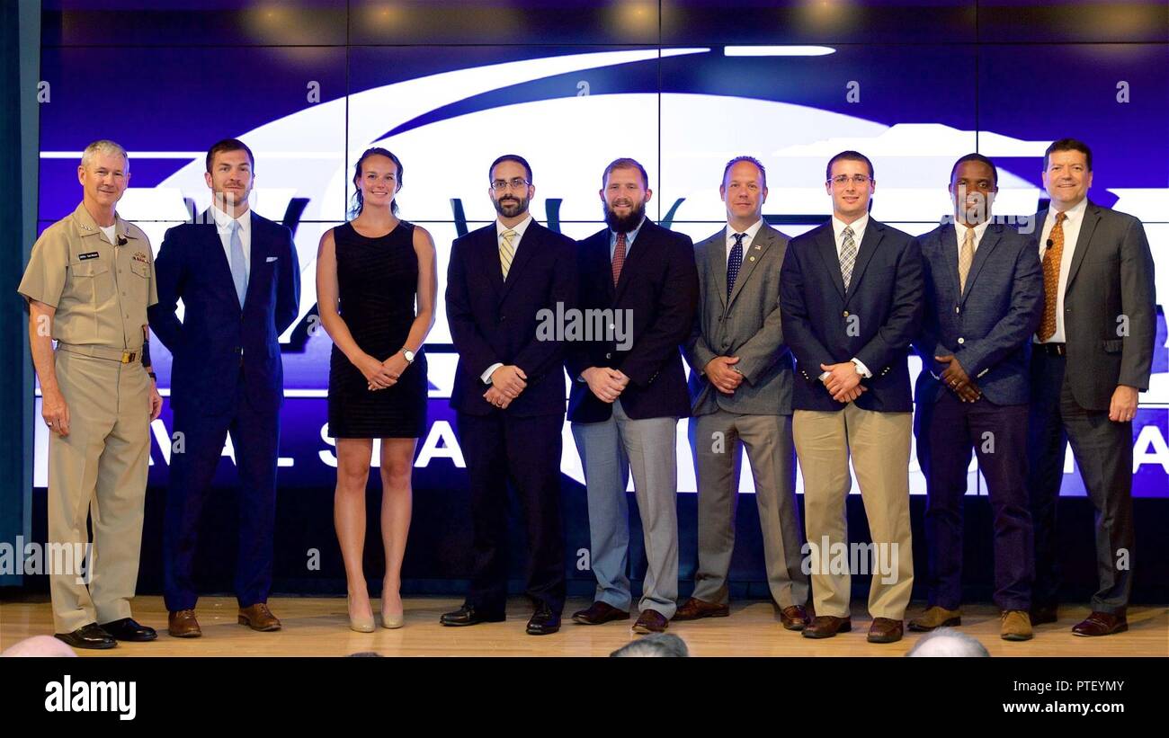 Naval Sea Systems (NAVSEA) Commander Vice Adm. Tom Moore, left, and ...