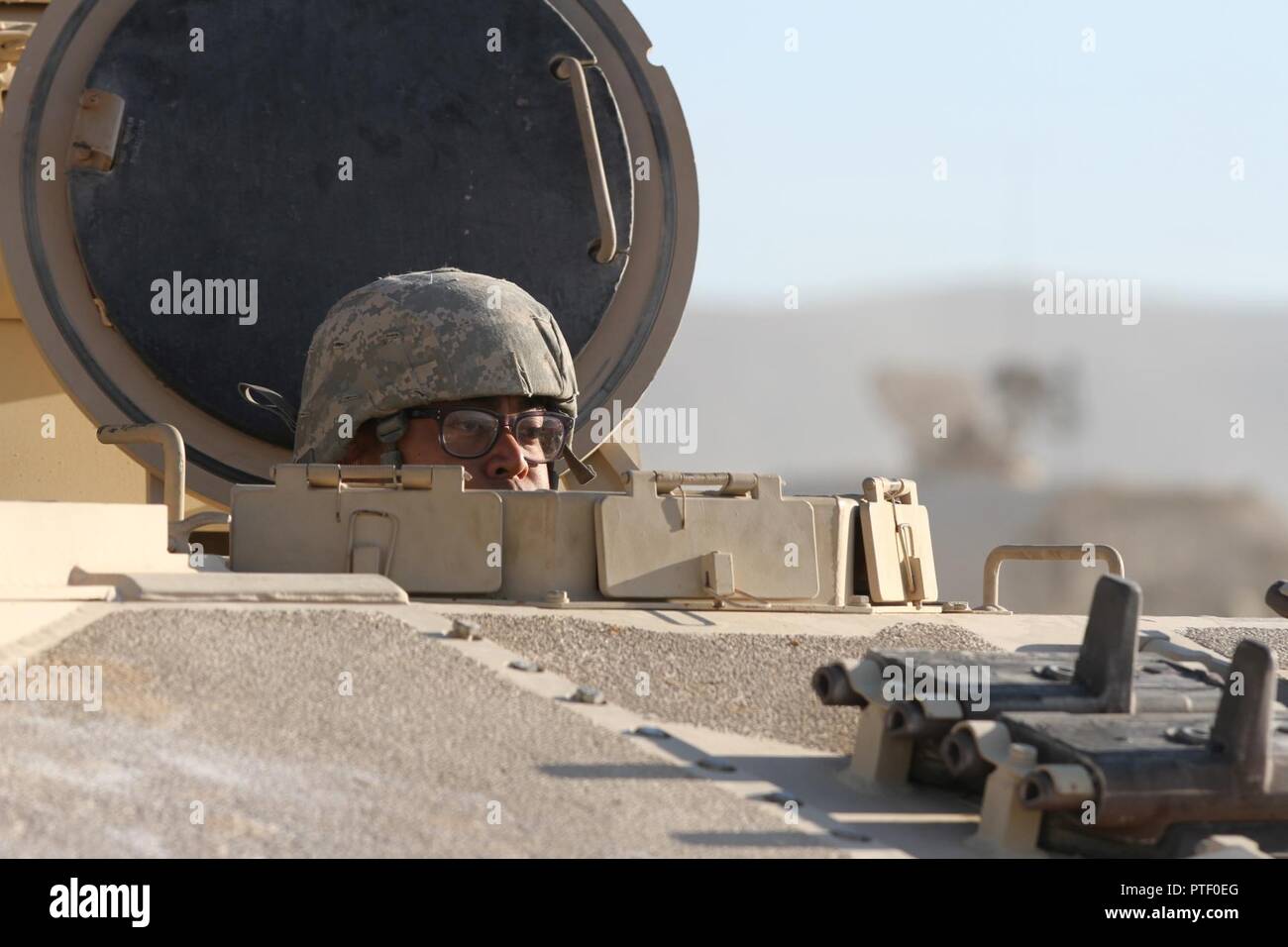 Pfc. Ernesto Villanueva of the California Army National Guard’s 1st ...