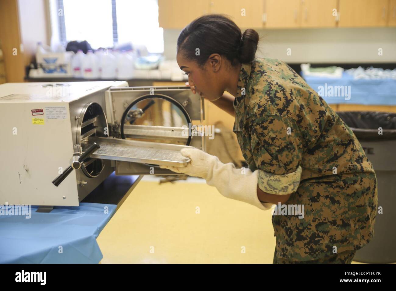 RESERVE, La. – Petty Officer 3rd Class Carlotta Howard, a dental ...