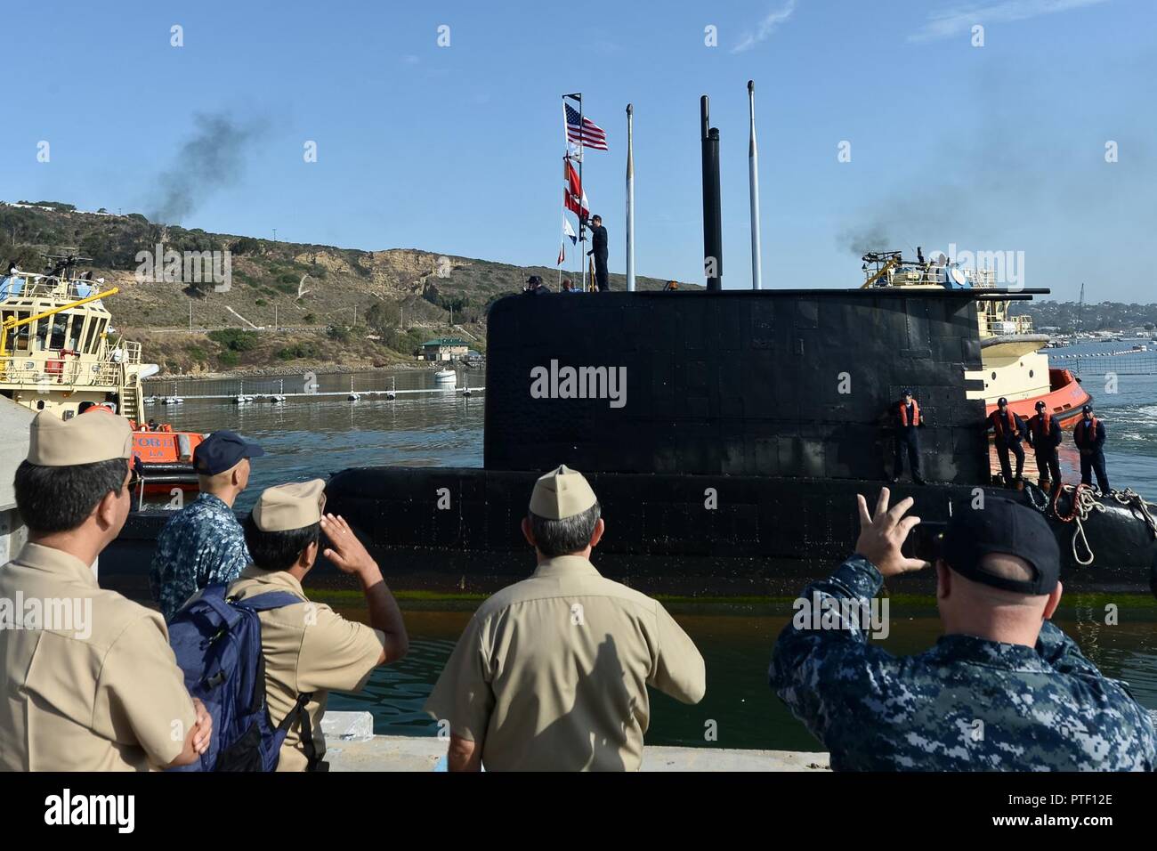 SAN DIEGO (July 7, 2017) Sailors from the U.S. and Peruvian navies ...