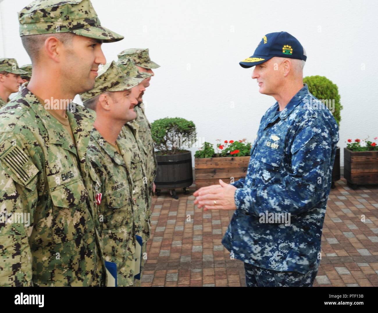 YOKOSUKA, Japan (July 12, 2017) - U.S. 7th Fleet Deputy Commander Rear ...