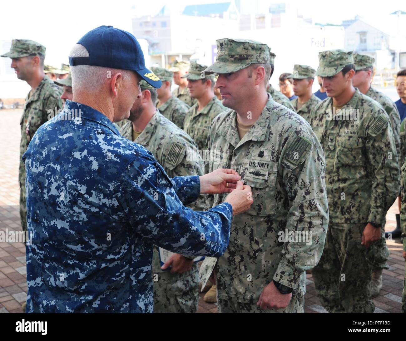 YOKOSUKA, Japan (July 12, 2017) - U.S. 7th Fleet Deputy Commander Rear ...