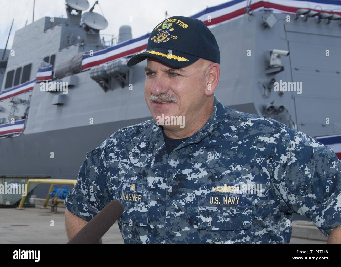 PEARL HARBOR (July 13, 2017) Micheal K. Wagner, Commanding Officer for ...