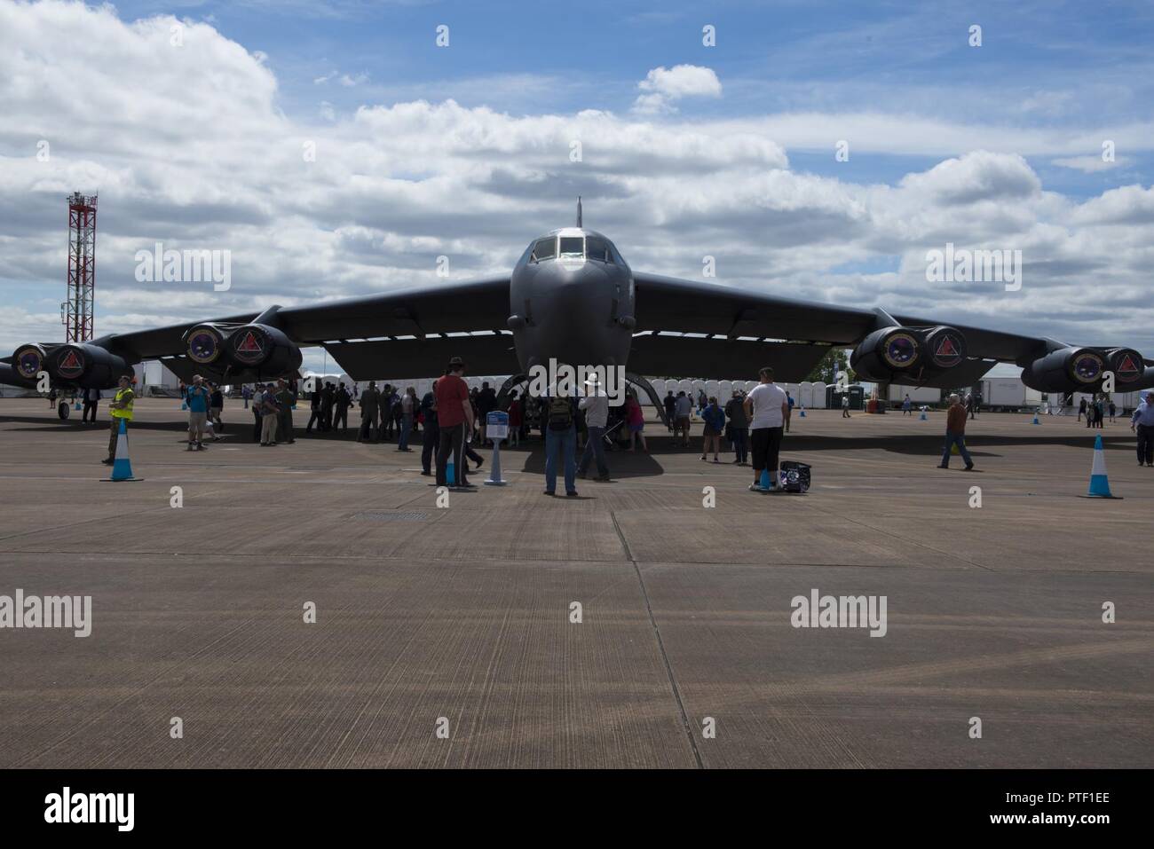 A U.S. Air Force B-52 Stratofortress from the 52nd Bomb Wing, Barksdale Air Force Base ...