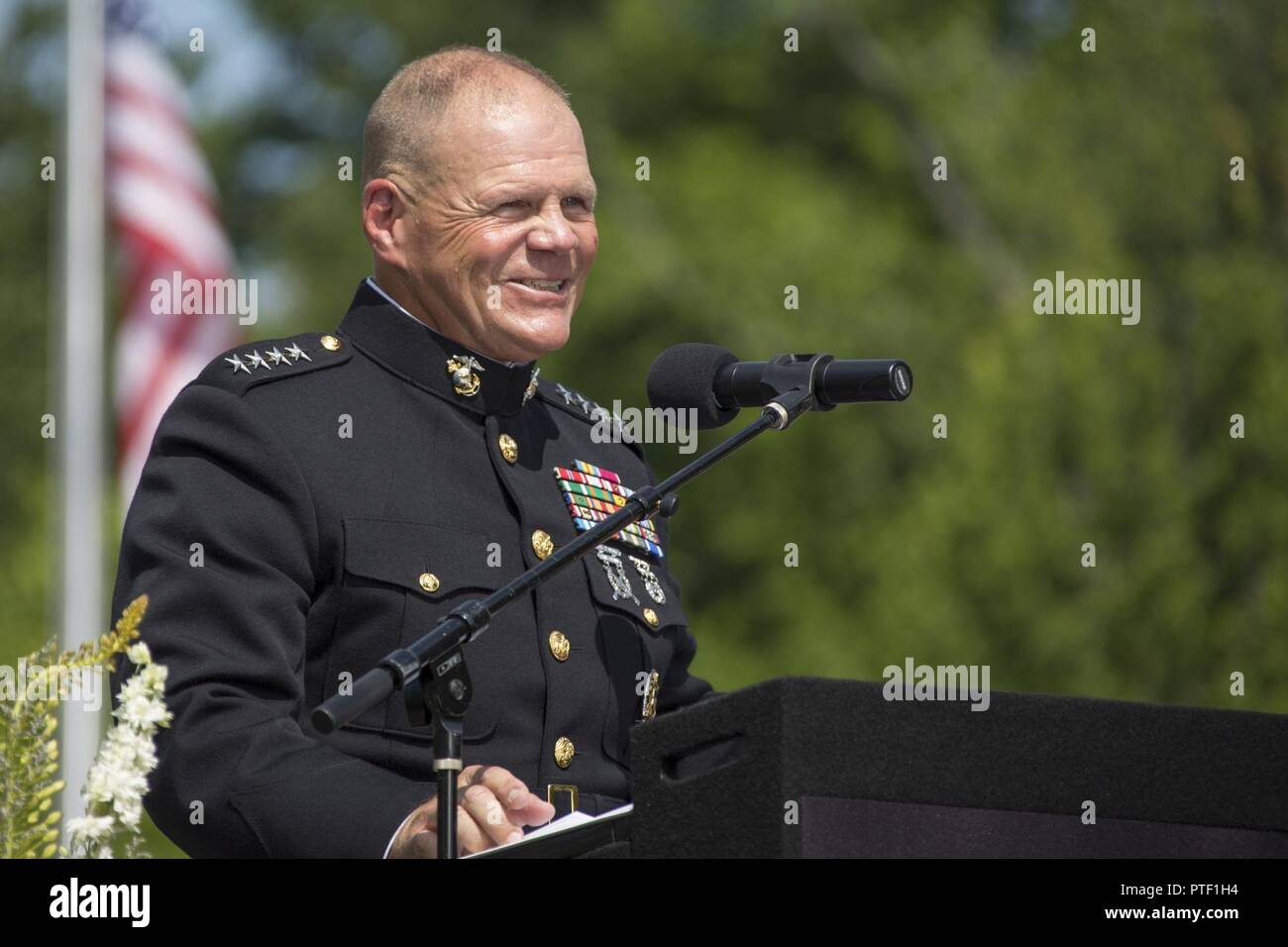 Commandant of the Marine Corps Gen. Robert B. Neller speaks during the ...