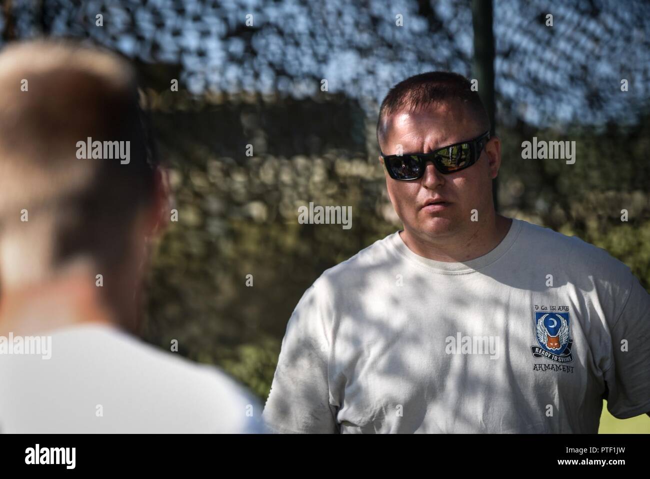 Soldiers with D Company, 1-151st Attack Reconnaissance Battalion, arm ...