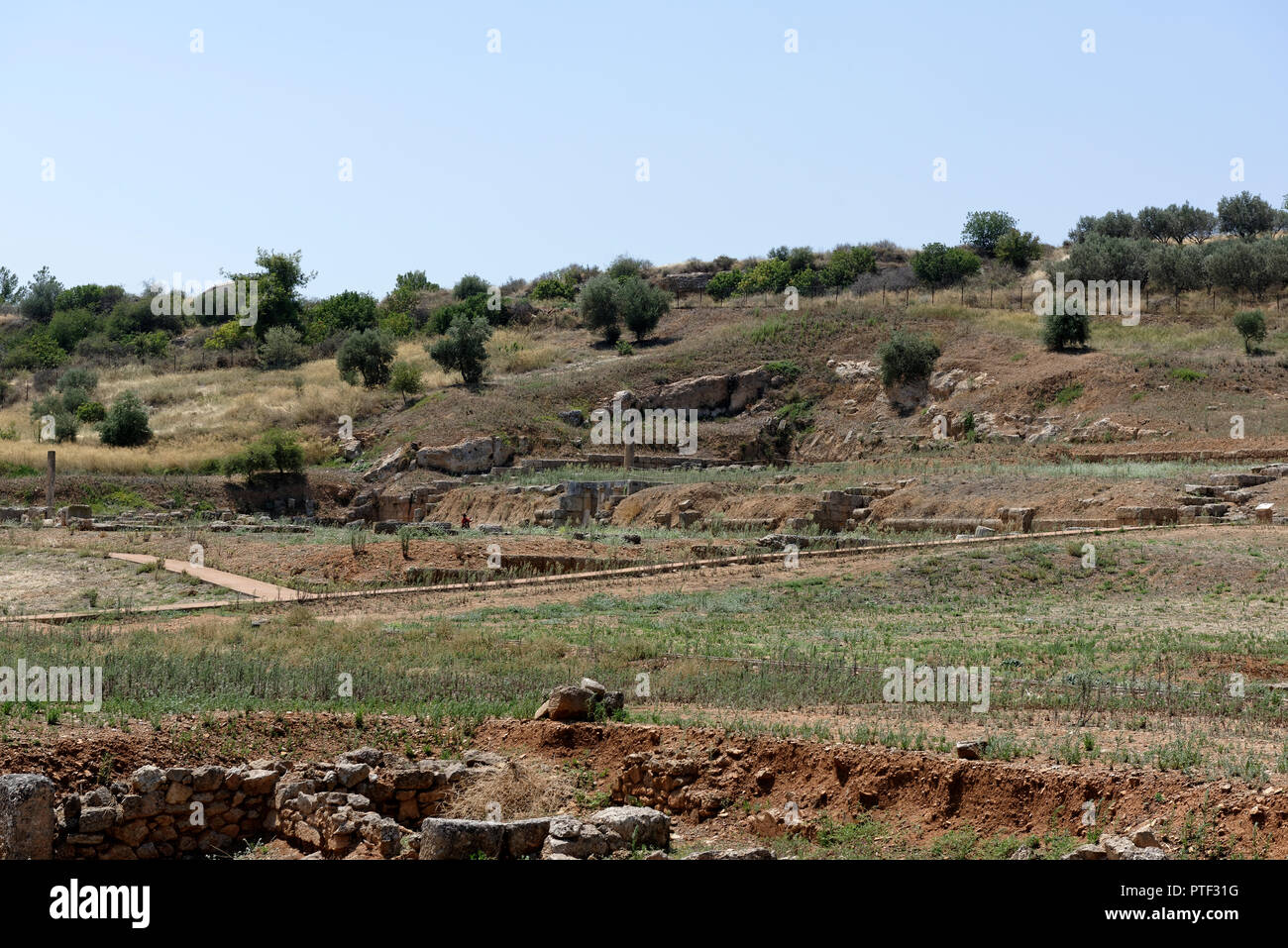 The Gymnasium - Palestra dated to the Hellenistic and Roman Periods. at ...