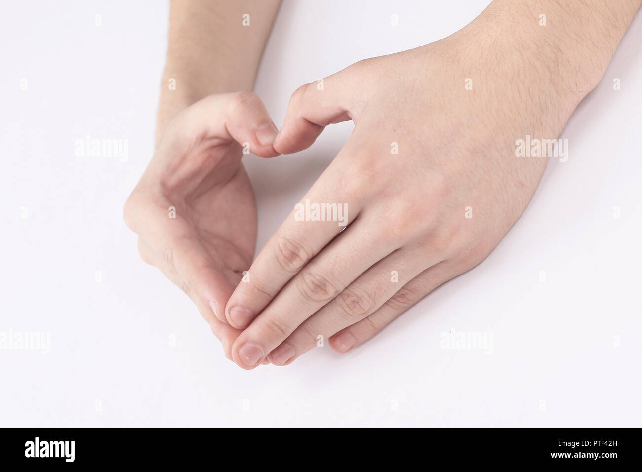 Hand Heart Gesture Stock Photos & Hand Heart Gesture Stock Images - Alamy