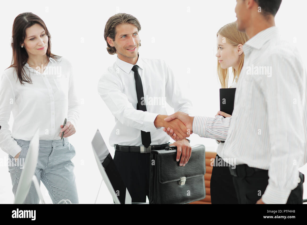 Lawyer handshake client hi-res stock photography and images - Alamy
