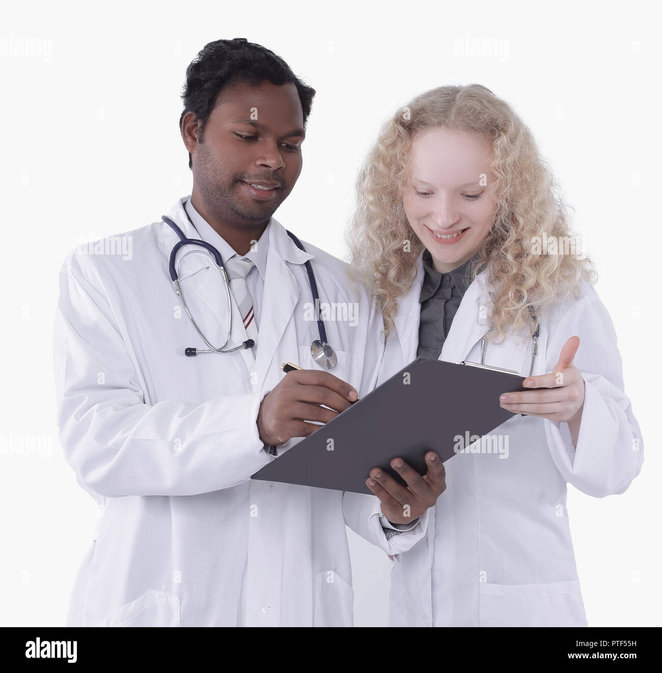 Group portrait medical staff studio hi-res stock photography and images ...