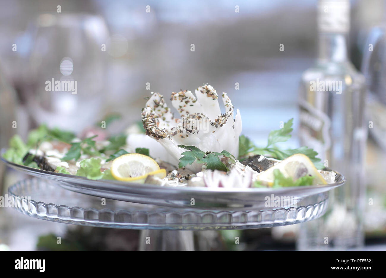 close up.the dish at the restaurant on blurred background Stock Photo ...