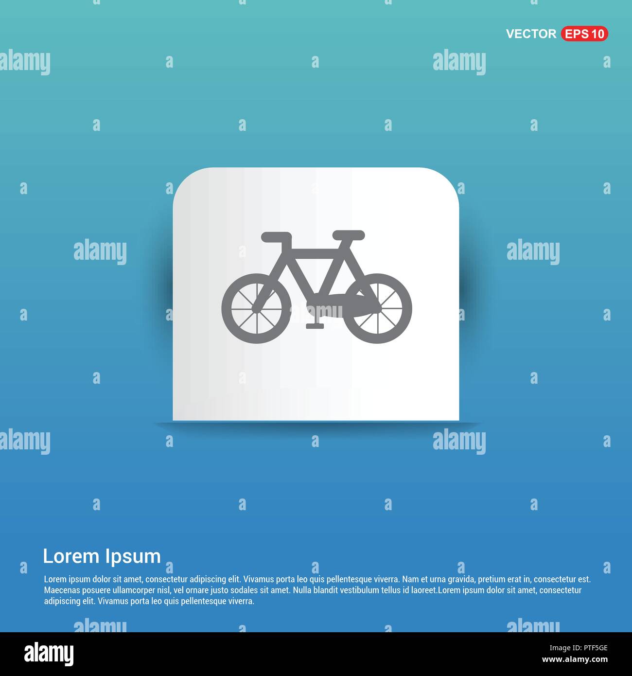Cycle Icon - Blue Sticker button Stock Vector Image & Art - Alamy