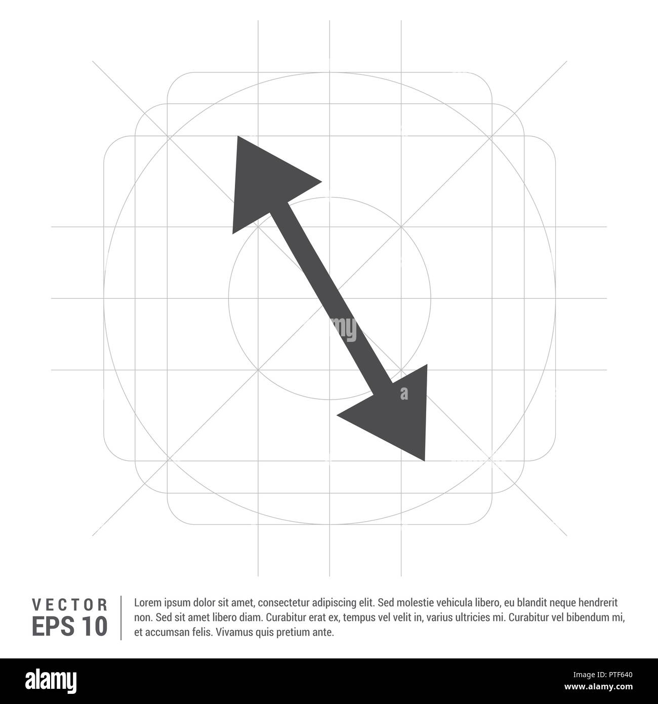 2 Side Arrow Icon Stock Vector Image & Art - Alamy