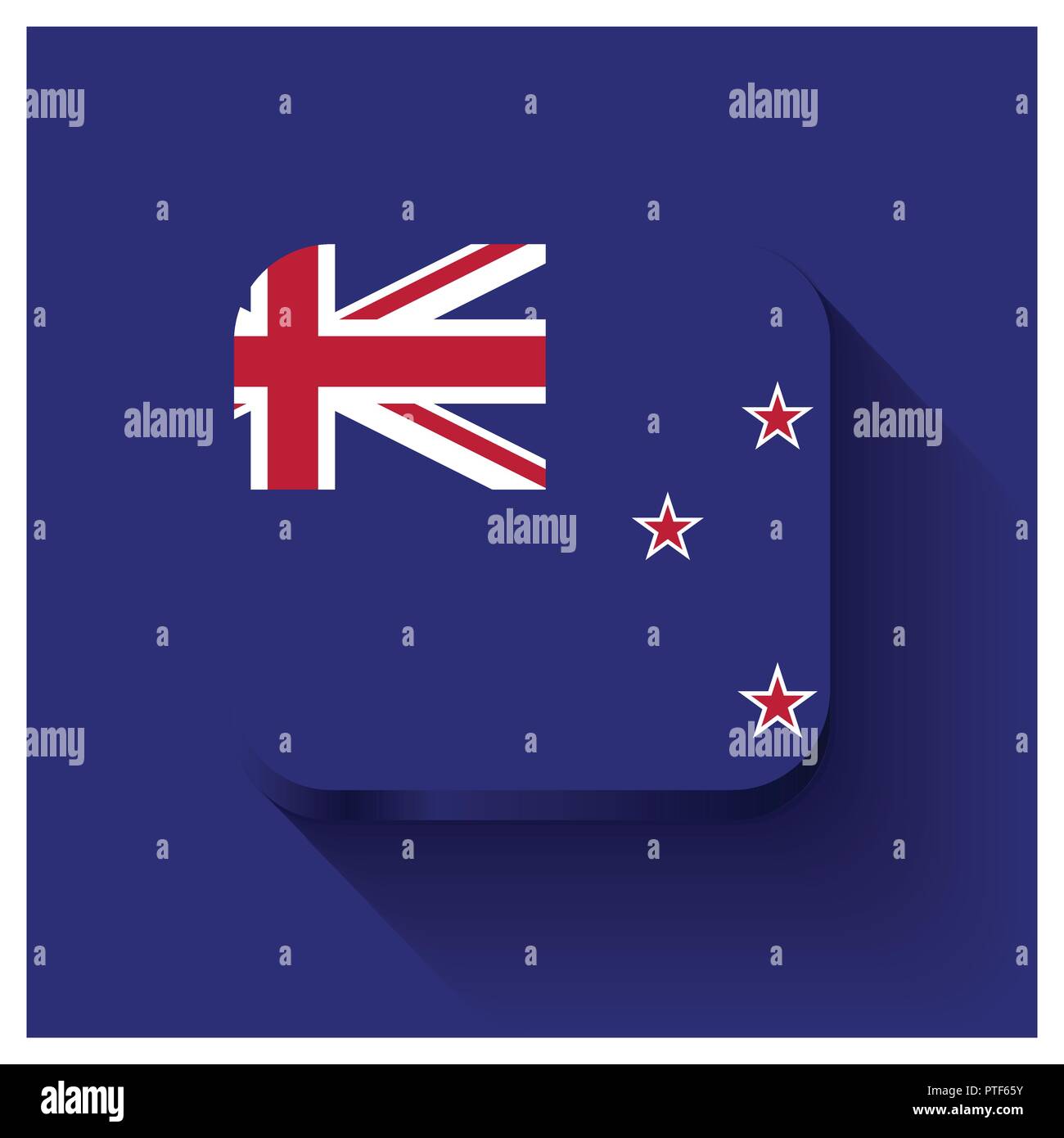 New Zealand flag design vector Stock Vector Image & Art - Alamy