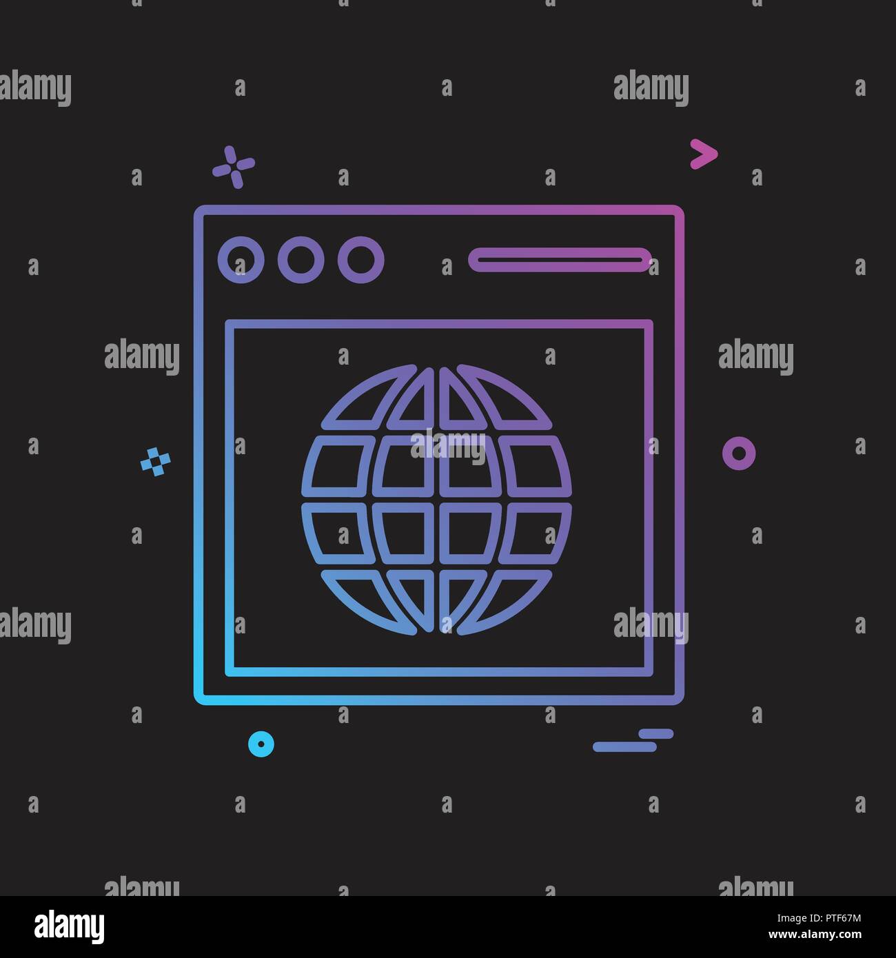 Web layout icon design vector Stock Vector Image & Art - Alamy