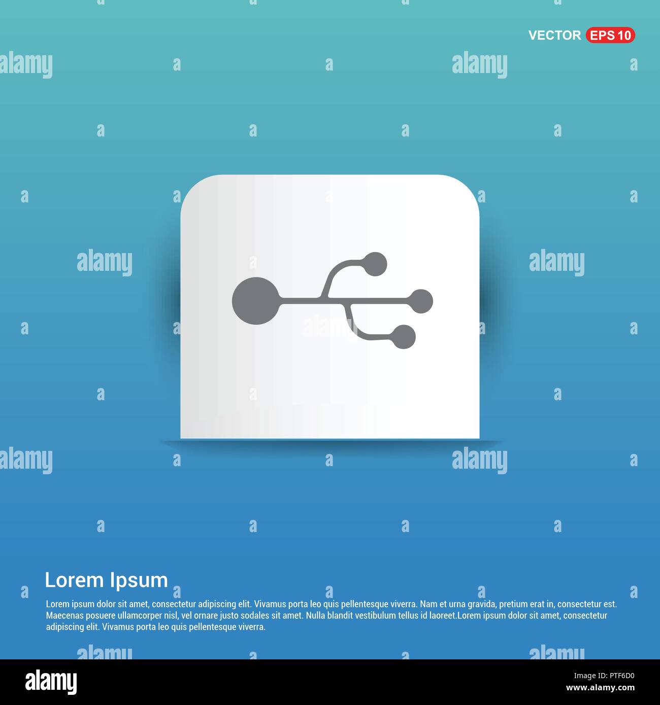 Usb icon usb website button Stock Vector Images - Alamy