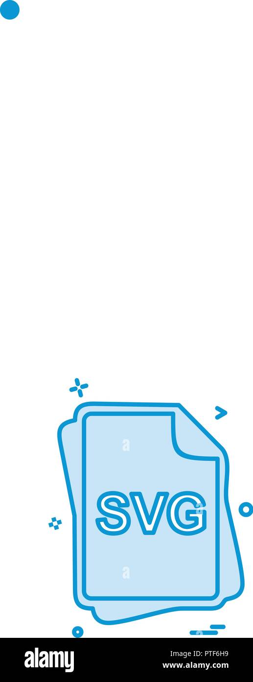 Svg File Type Icon Design Vector Stock Vector Image And Art Alamy