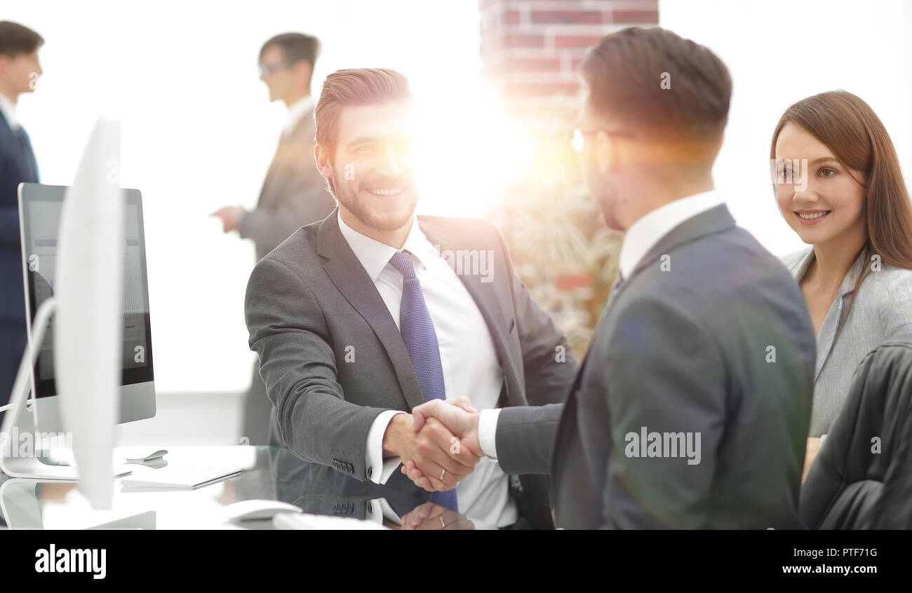 Introduce new member of the working team Stock Photo - Alamy