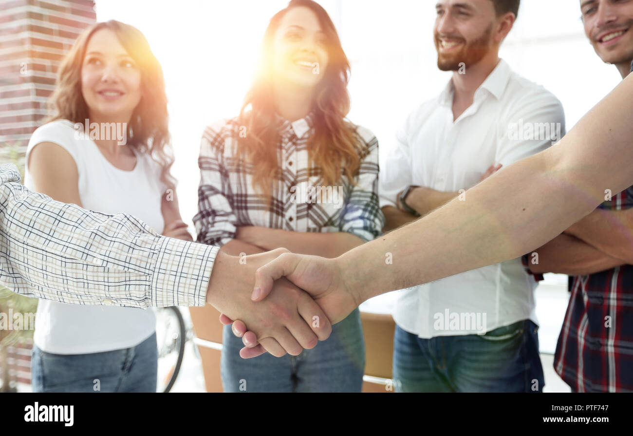 closeup of handshake business people Stock Photo - Alamy