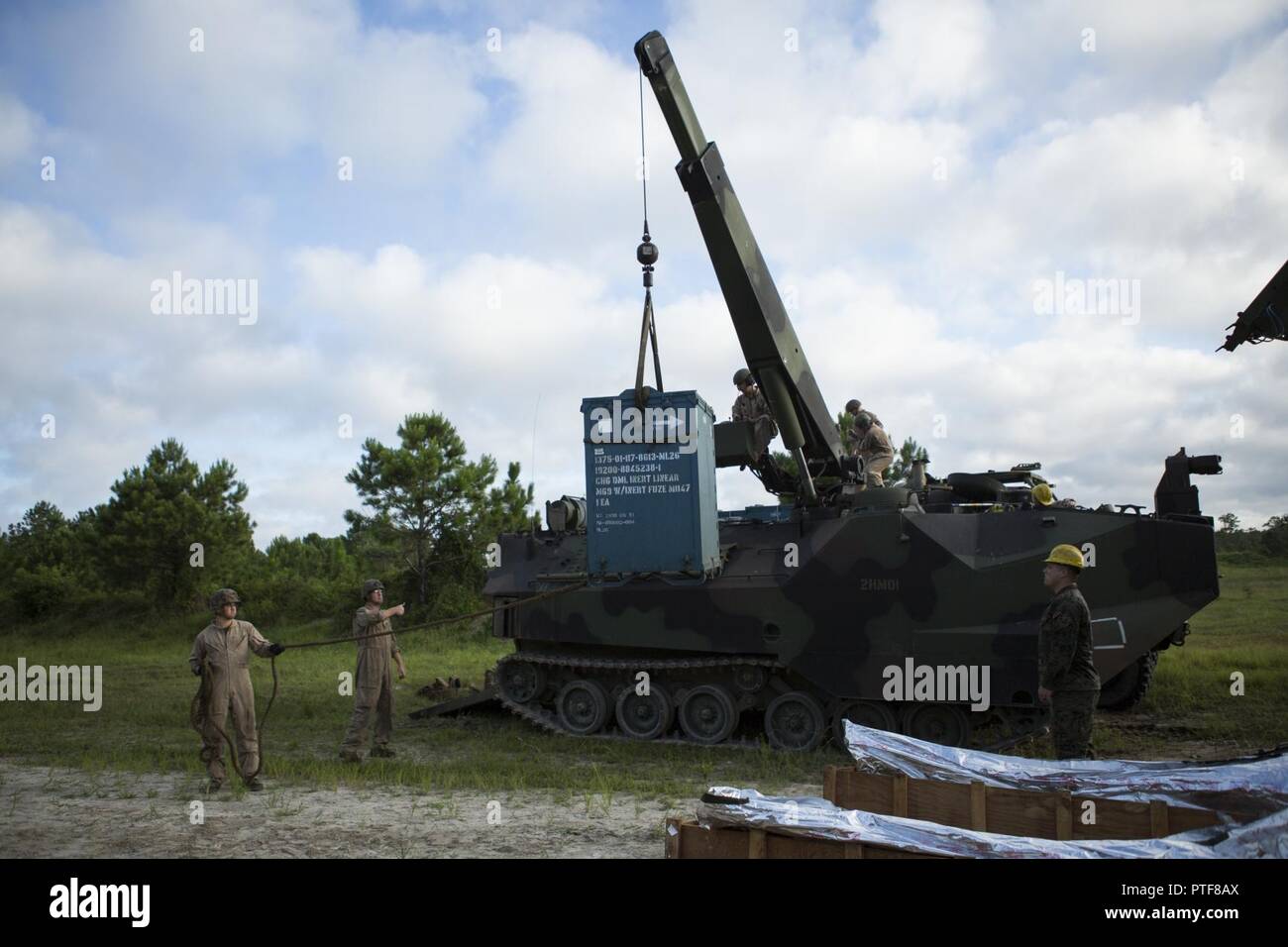 U.S. Marines with 2nd Assault Amphibian Battalion, 2nd Marine Division ...