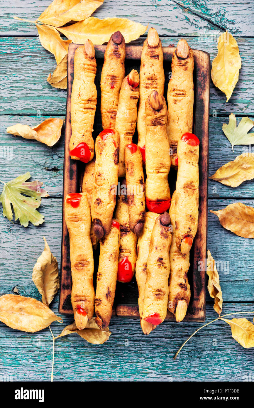 Finger food pumpkin cookies hi-res stock photography and images - Alamy