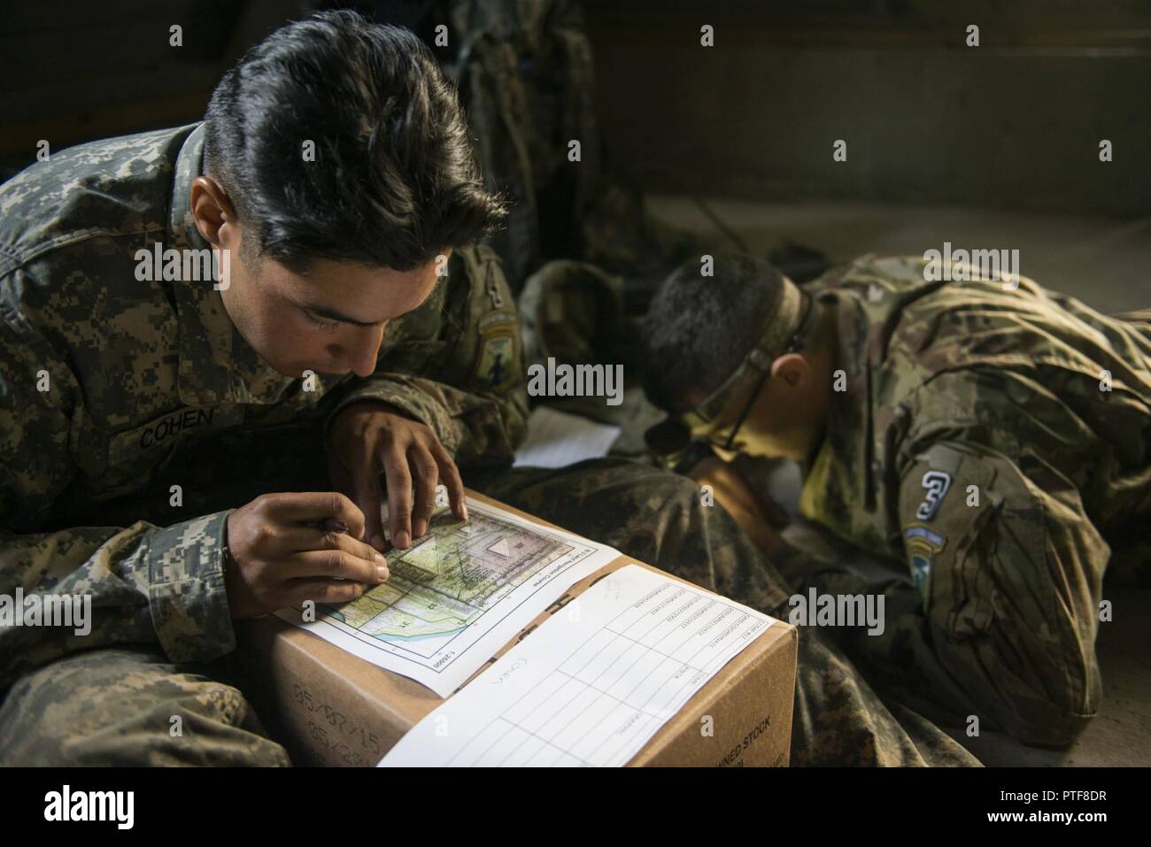 Sgt. Daniel Cohn (left), an infantryman with 33rd Civil Support Team, D ...
