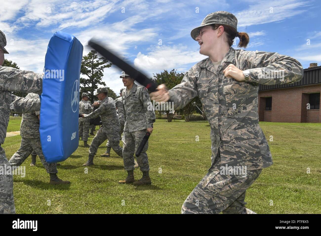 Airman 1st Class Roslyn Ward, 1st Combat Camera Squadron broadcast ...