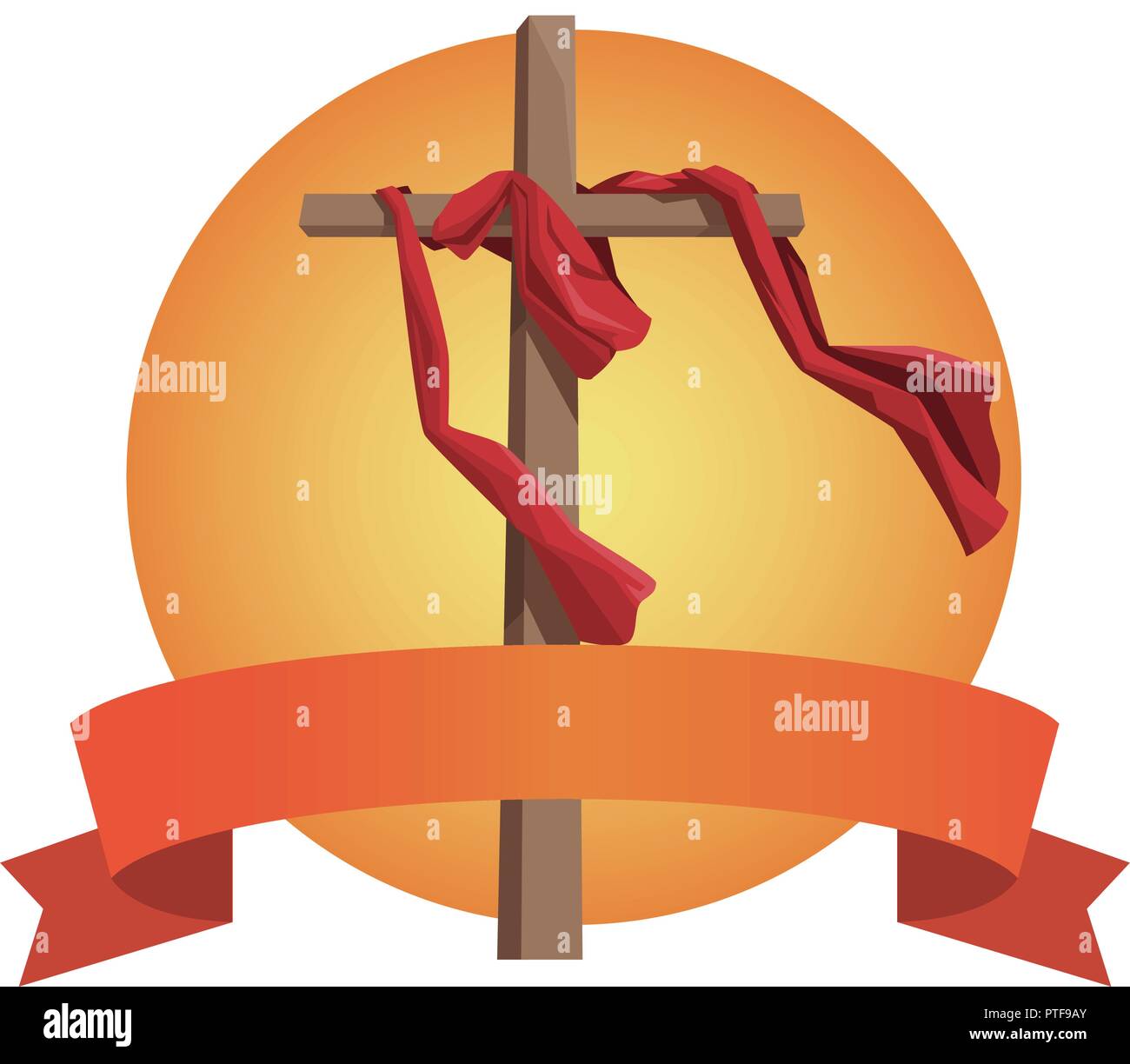 Cross faith quote Stock Vector Images - Alamy