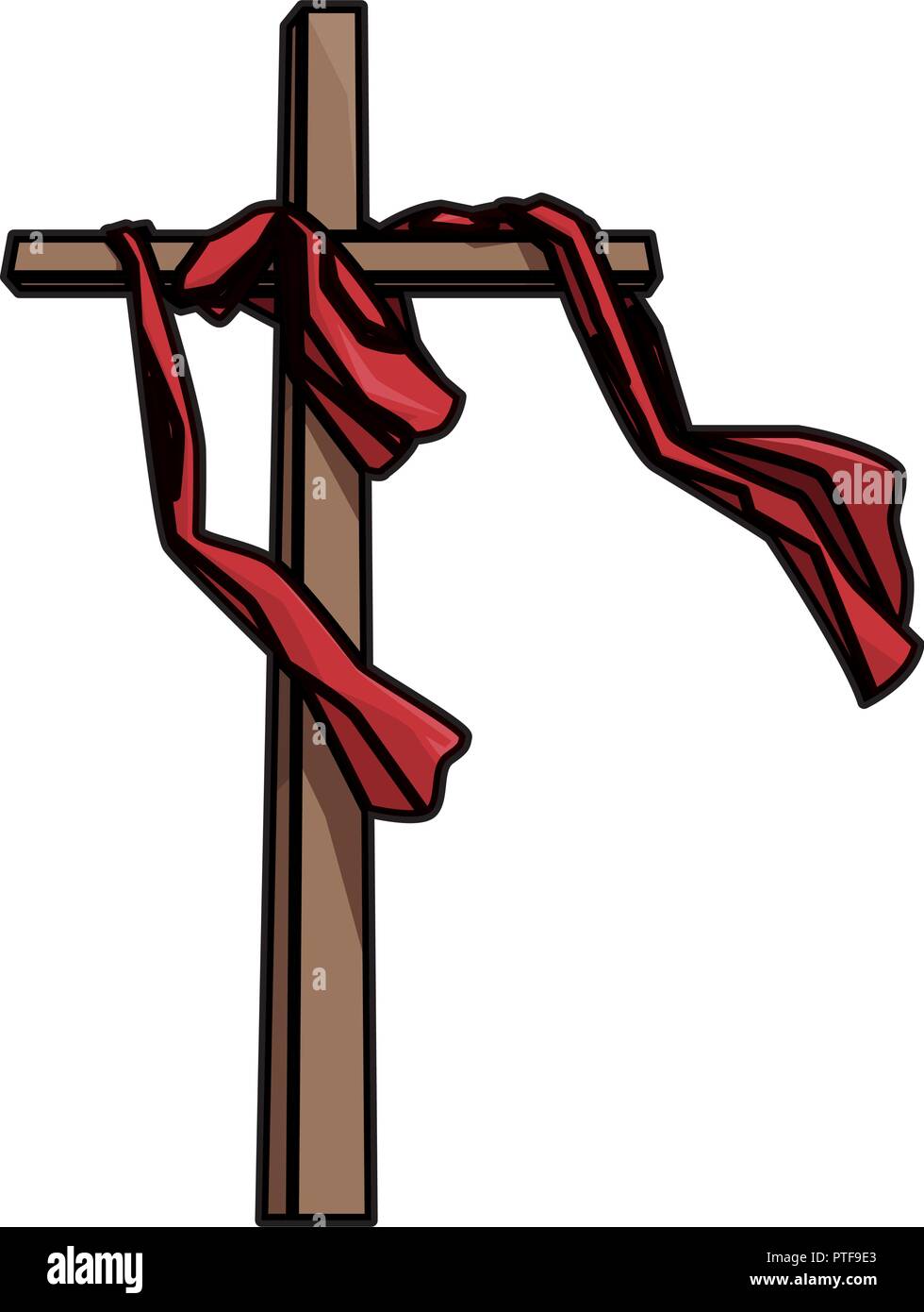 Cross catholic symbol Stock Vector Image & Art - Alamy