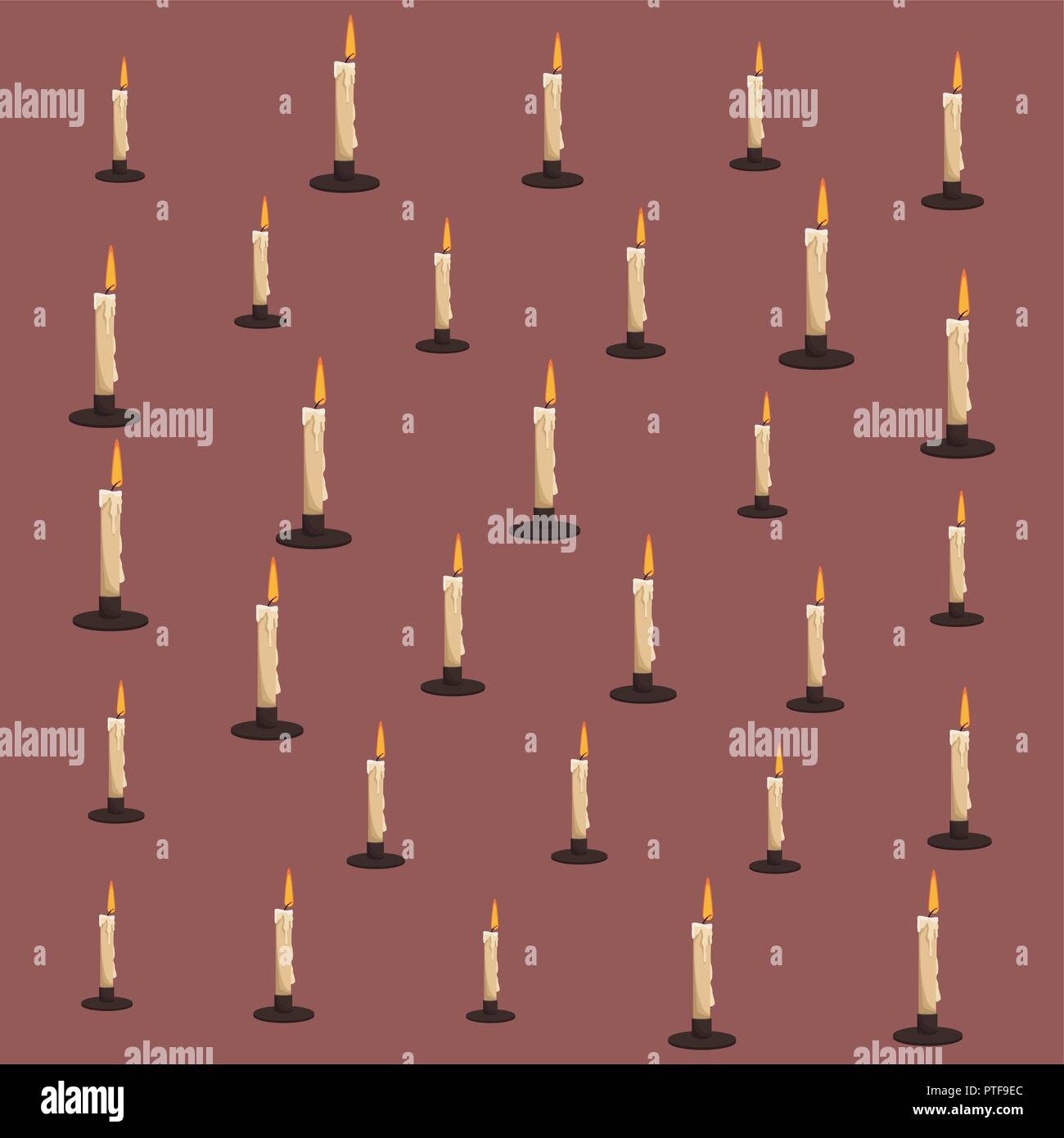 Candle pattern background Stock Vector Image & Art - Alamy